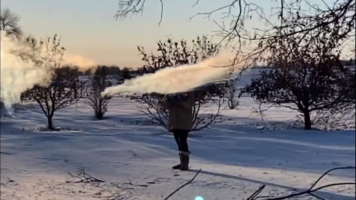 Having some fun with frigid temperatures | kiiitv.com