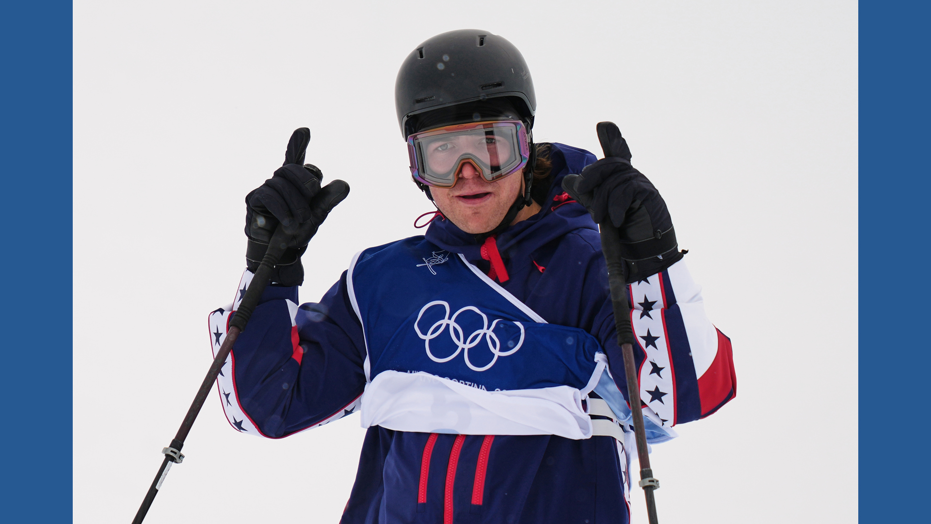 Olympic freeskier Hunter Hess flashes an 'L' sign, says he stands by ...