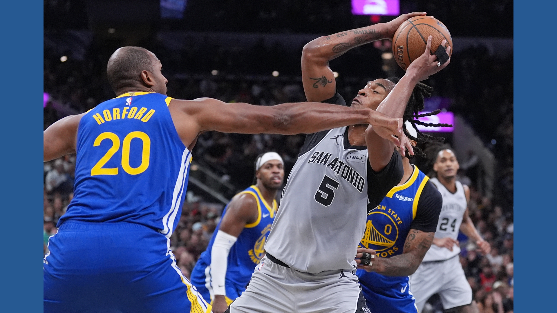 Castle out 2-3 weeks with left hip flexor strain, joining Wembanyama on Spurs injury list ...