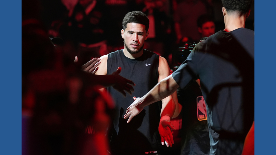 Suns' All-Star guard Devin Booker changes jersey number to No. 15 in ...