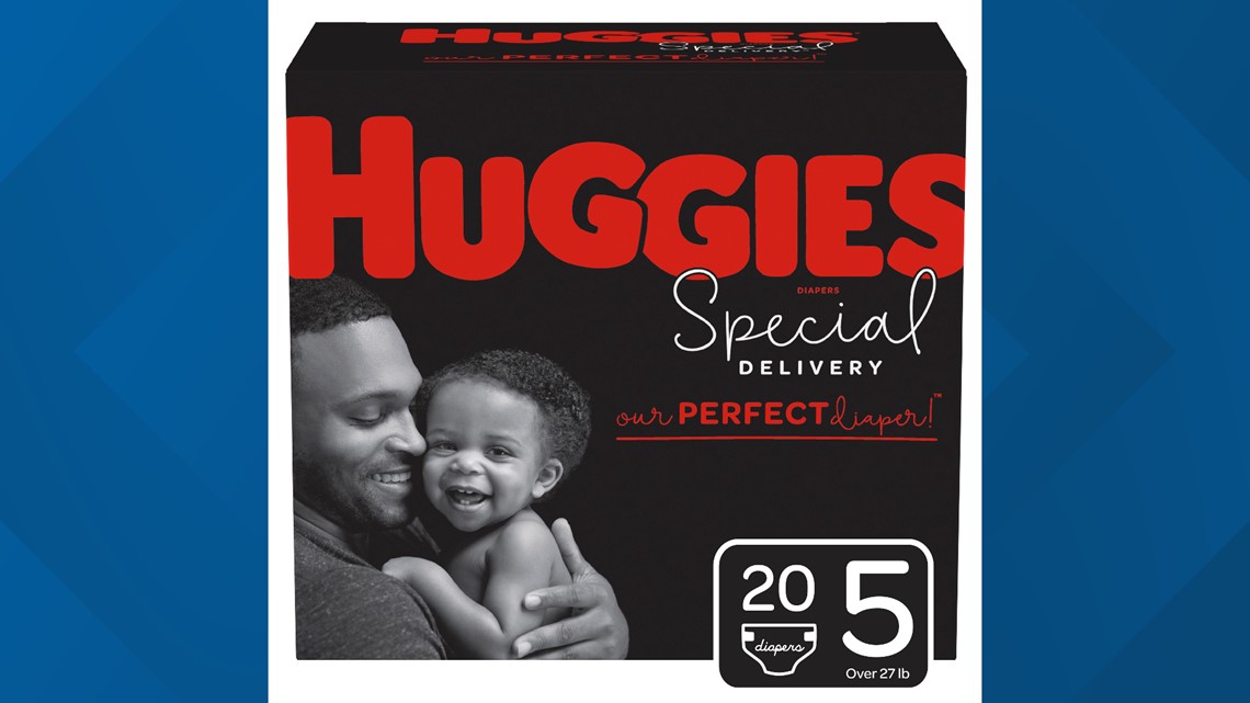 Huggies puts dads on its diaper boxes for first time | kiiitv.com