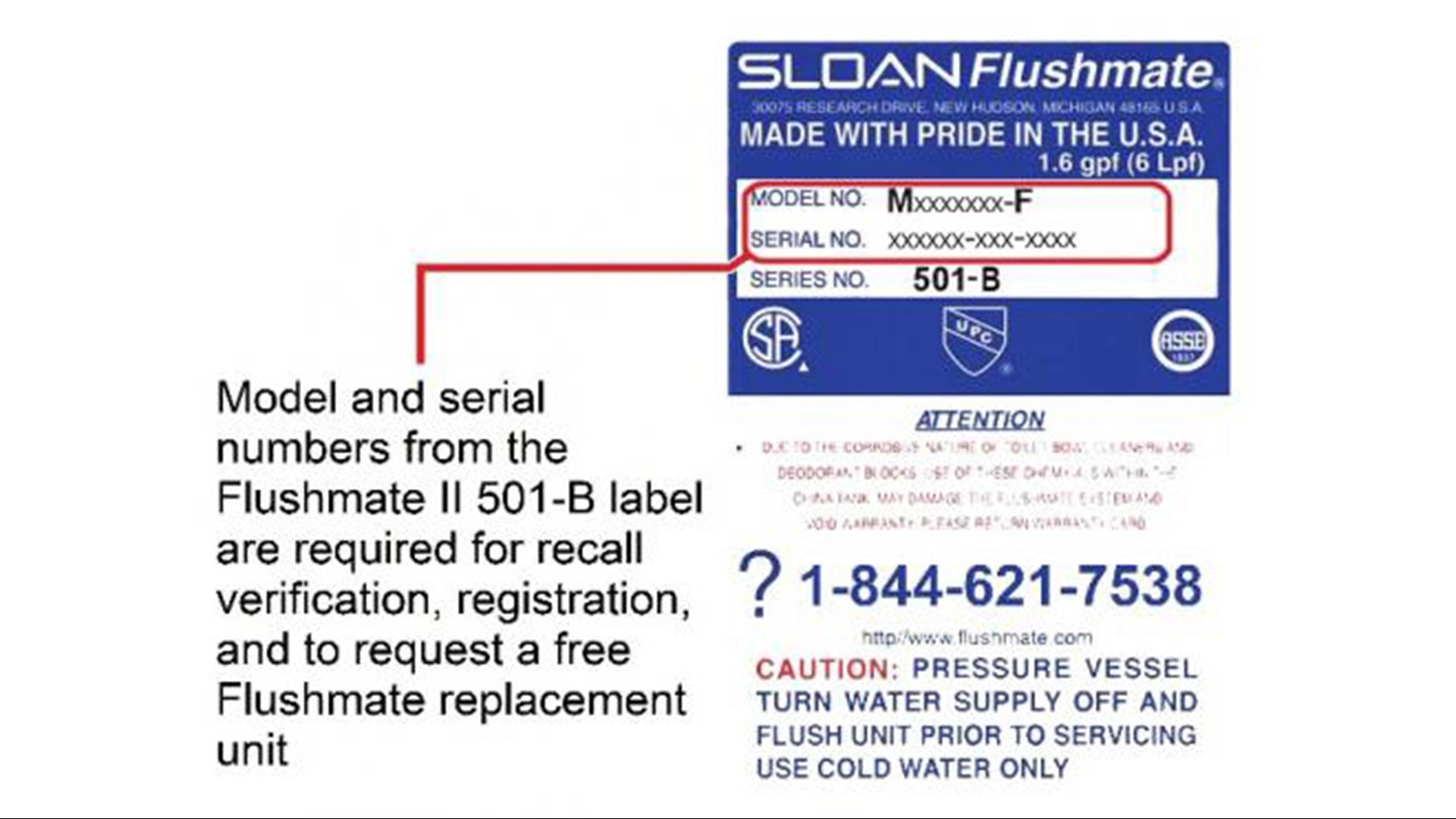 Shattered toilet danger prompts recall of 1.4 million flushing systems ...