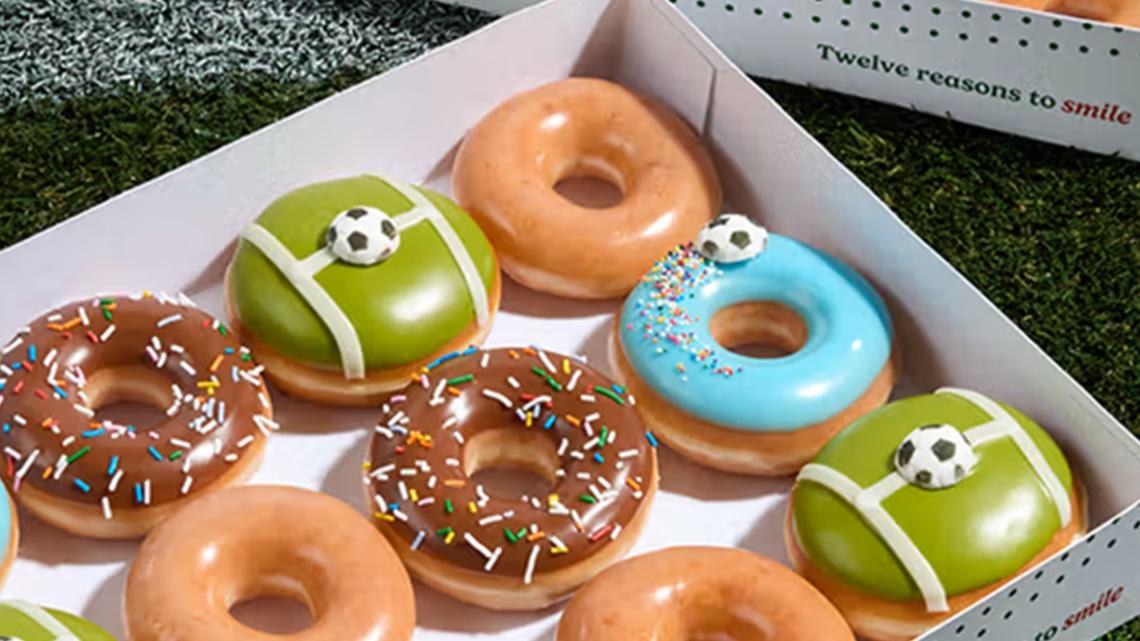 Krispy Kreme celebrates start of World Cup with soccer donuts and a $2 ...