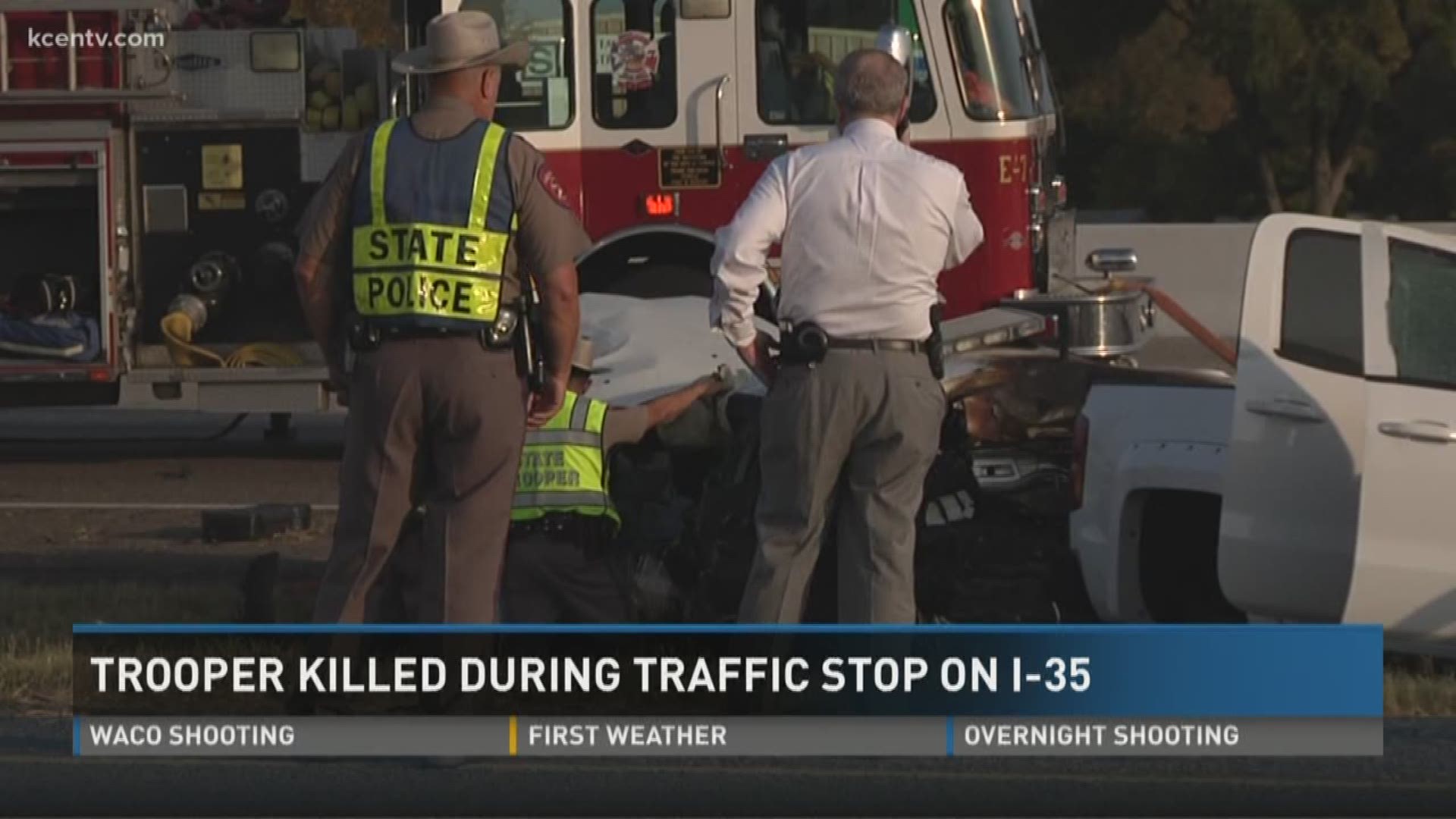 Trooper pronounced dead at hospital after being struck by pickup on I ...