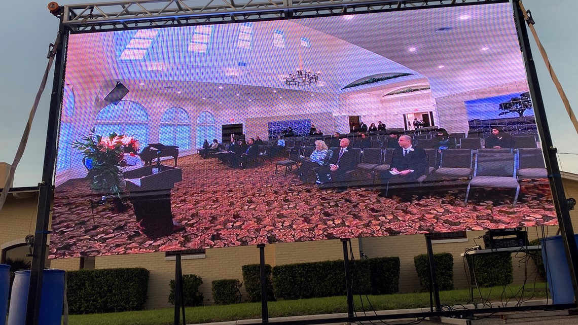 Mission Park opens world's first drive-in funeral theatre | kiiitv.com