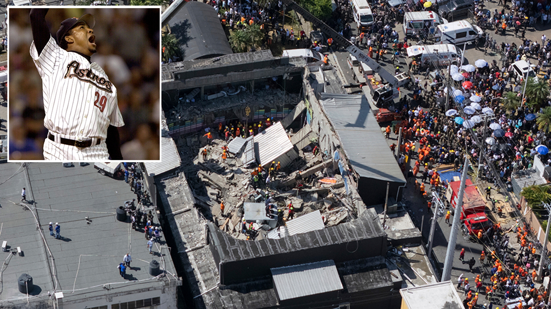 Former Astros pitcher Octavio Dotel trapped in nightclub roof collapse ...
