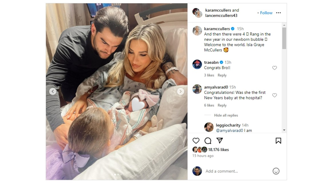 Lance McCullers Jr., wife Kara welcome Baby Isla Graye | kiiitv.com