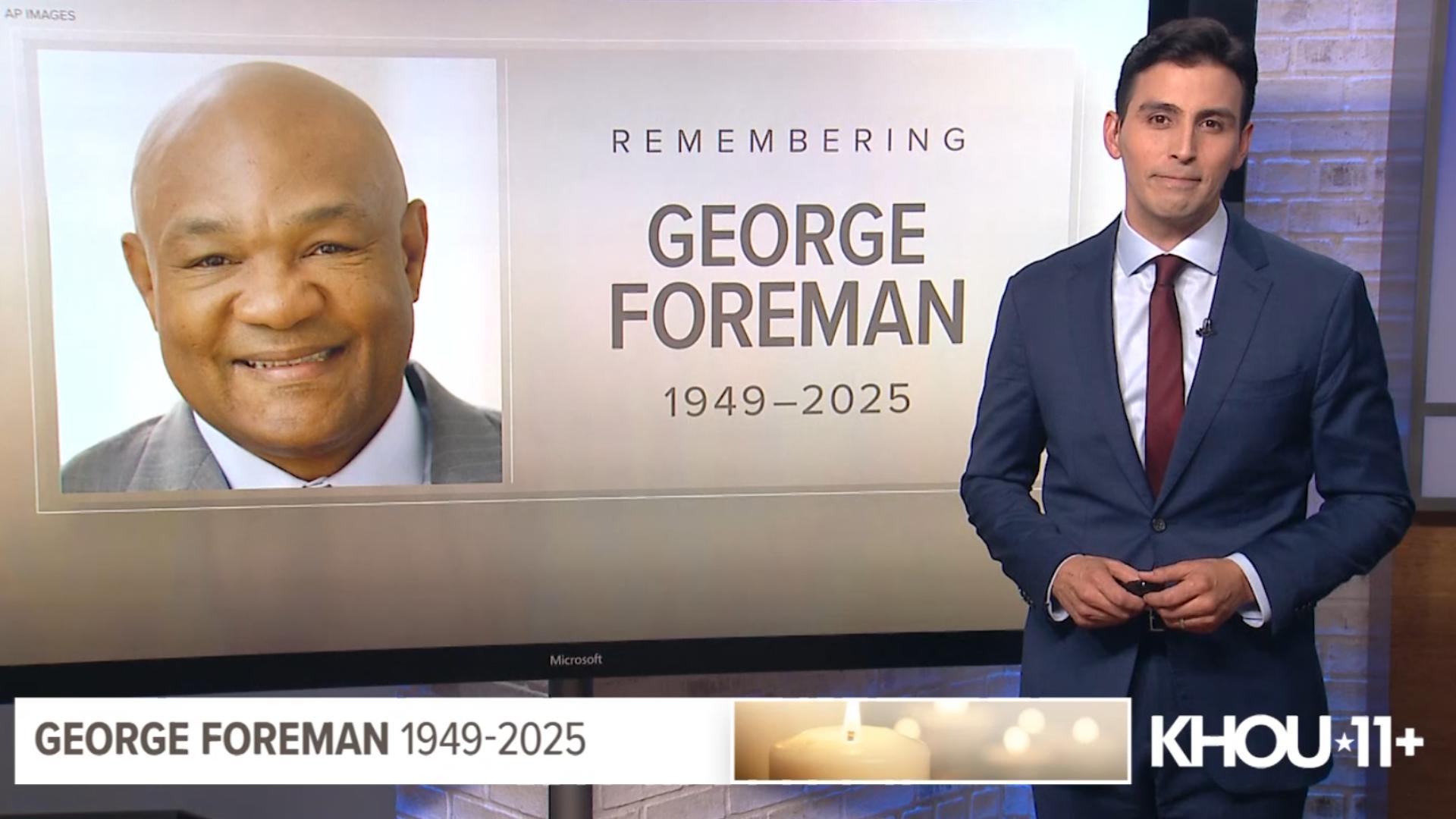 Houston to Honor Boxing Legend George Foreman at Wortham Center ...