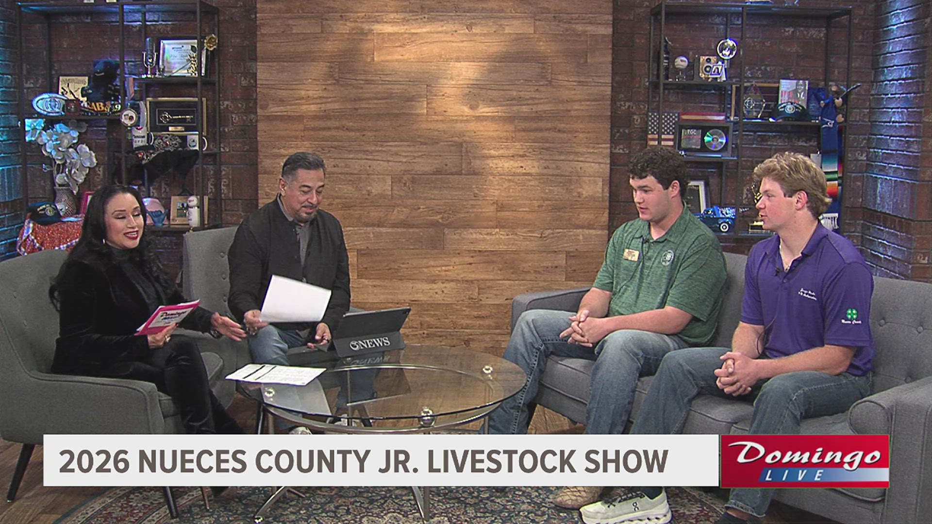Talking 91st Annual Nueces County Junior Livestock Show on Domingo Live ...