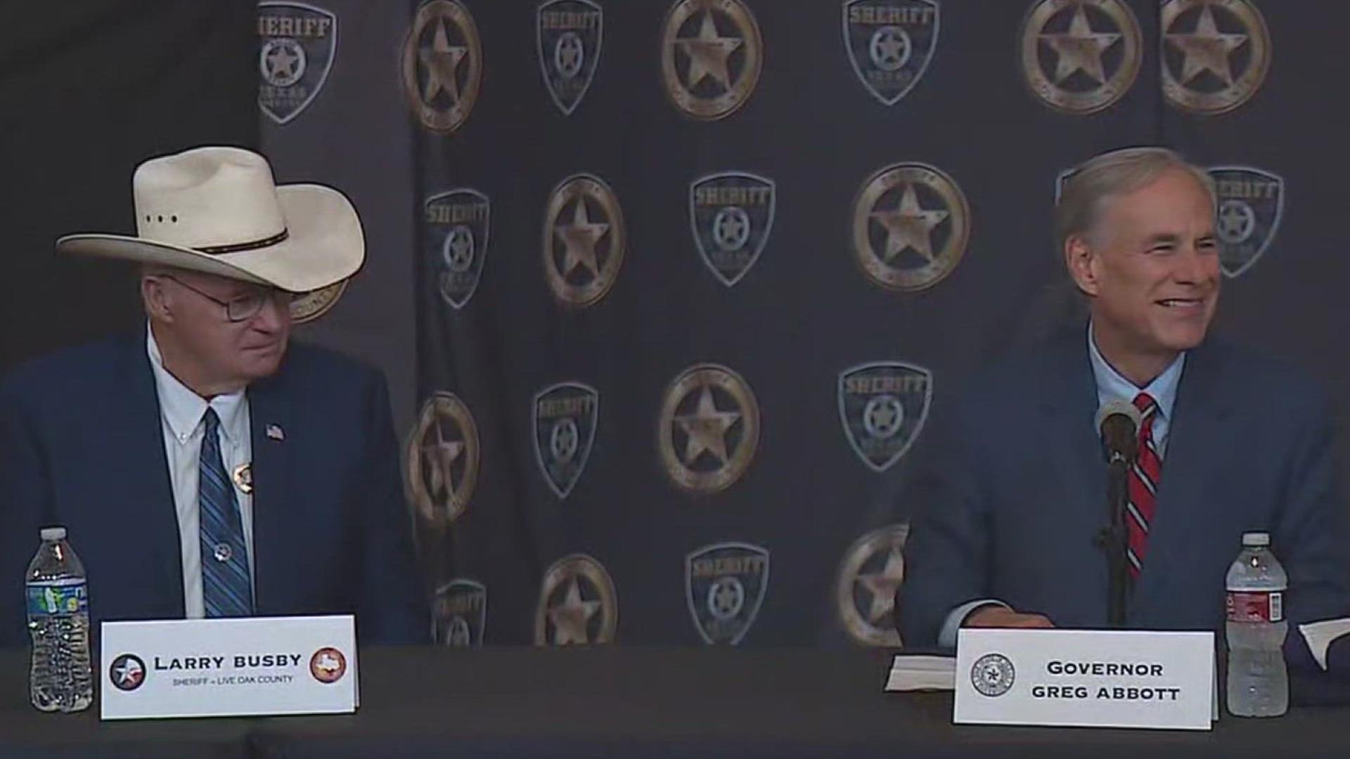 Gov. Abbott honors Live Oak County sheriff for 44 years of service ...