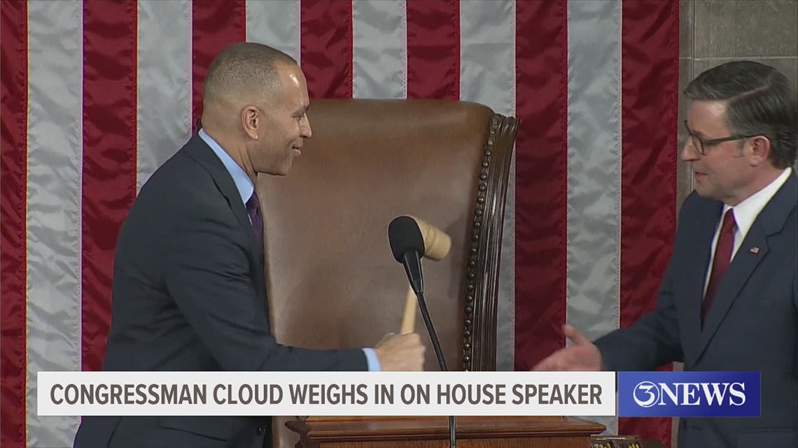 Congressman Michael Cloud weighs in on House Speaker Johnson | kiiitv.com