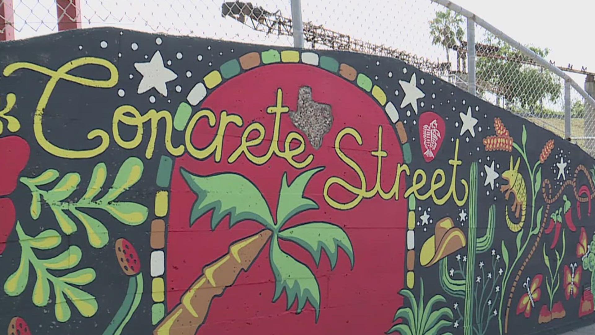 Concrete Street Amphitheater unveils new mural | kiiitv.com