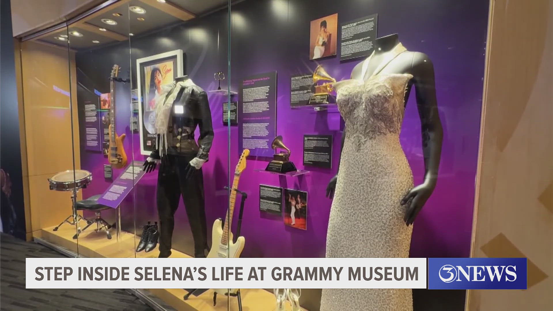 Selena Quintanilla Grammy Museum exhibit | kiiitv.com