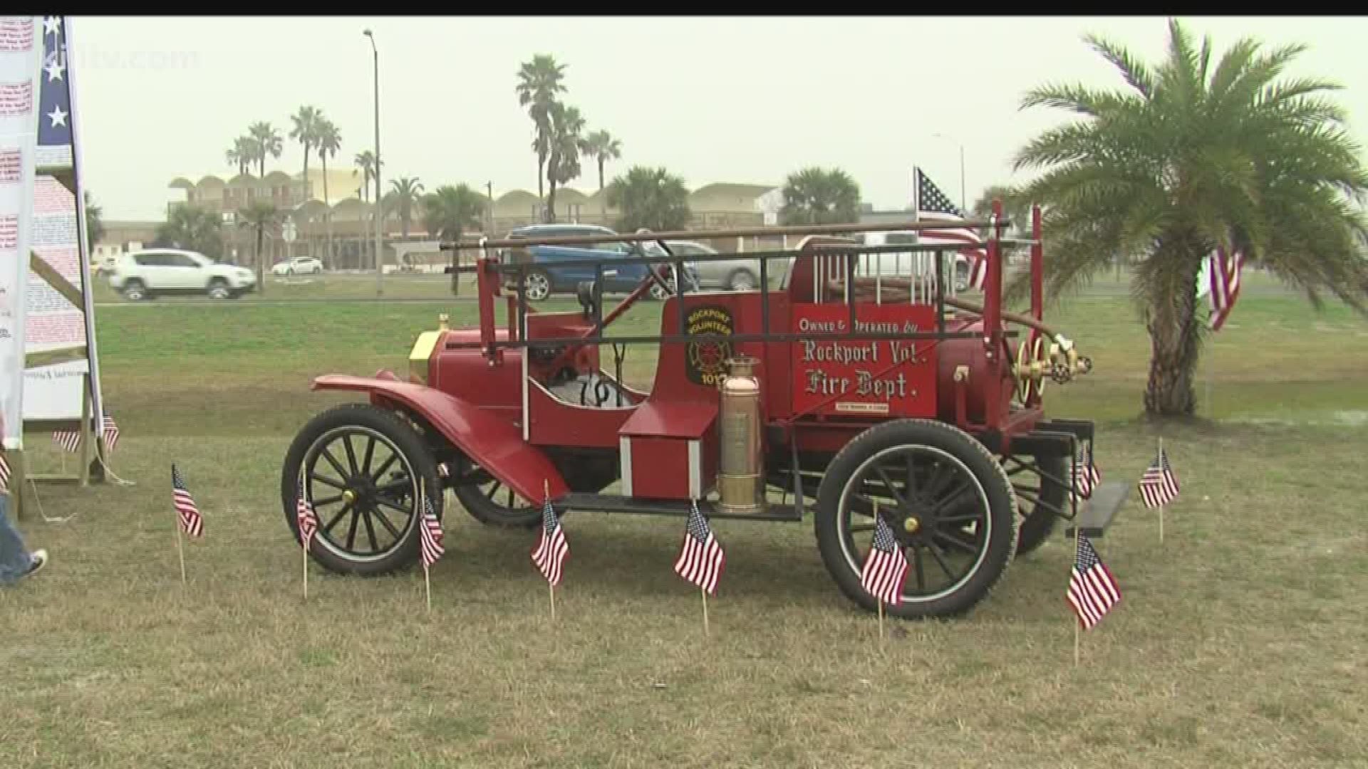 Historic fire truck on display in Rockport | kiiitv.com