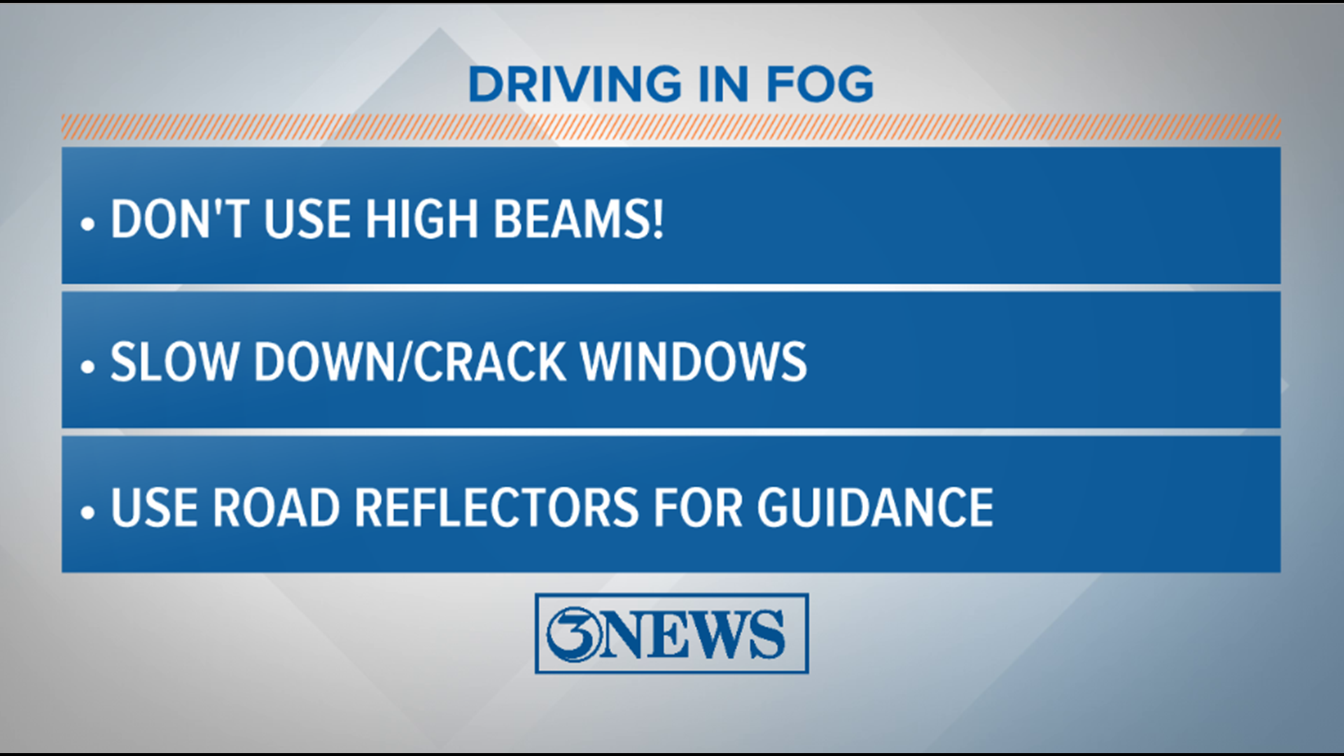 WEATHER BLOG: Why high-beams are bad in dense fog | kiiitv.com