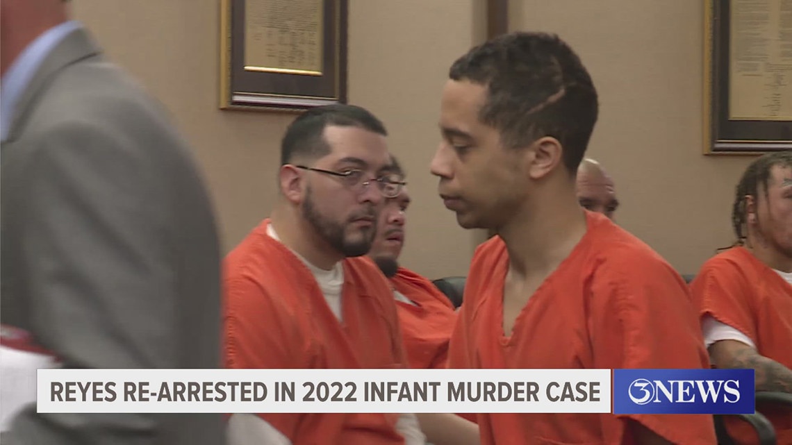 Reyes re-arrested in 2022 infant murder case | kiiitv.com