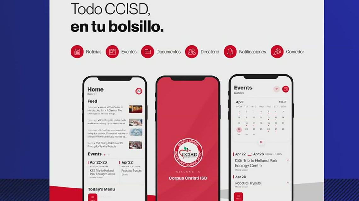 CCISD gets app and revamped website | kiiitv.com