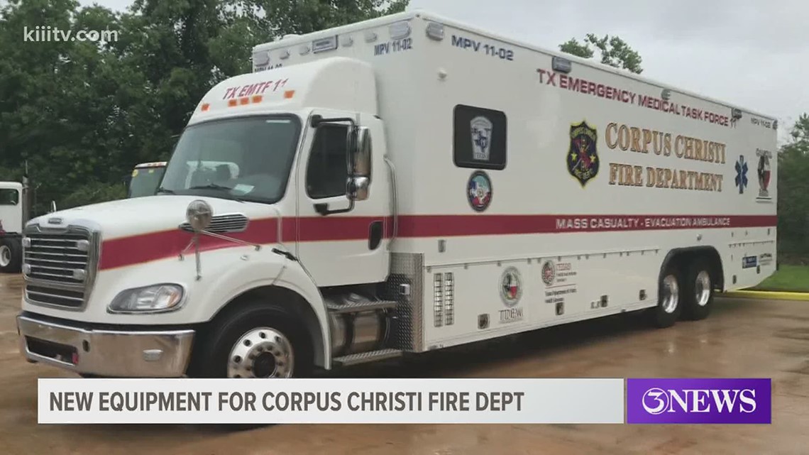 CCFD receieves new mass casualty ambulance | kiiitv.com