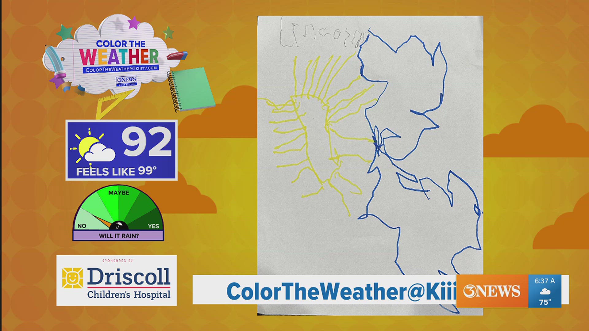 'Sun and clouds' this morning in Color the Weather with Meteorologist Carly Smith | kiiitv.com