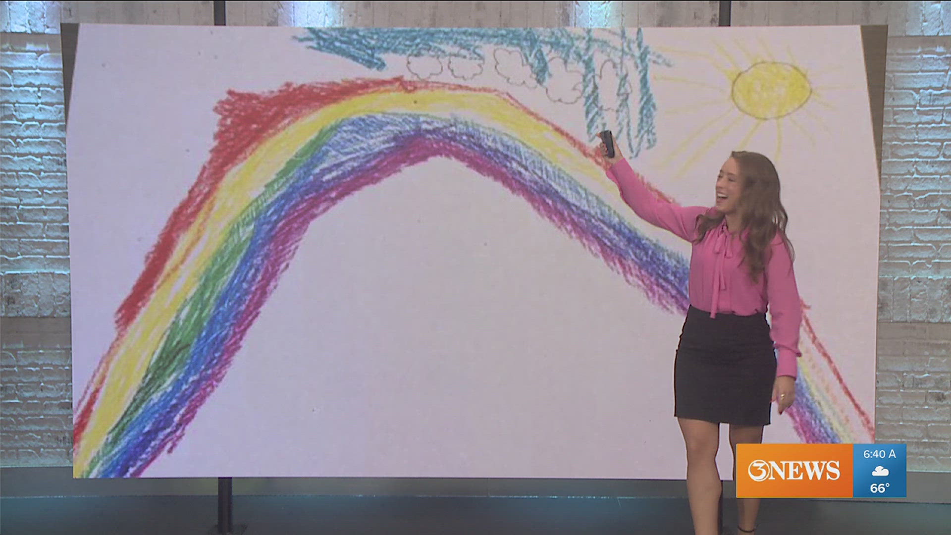 'Be a rainbow in someone's cloud' with Meteorologist Carly Smith as we Color the Weather ...