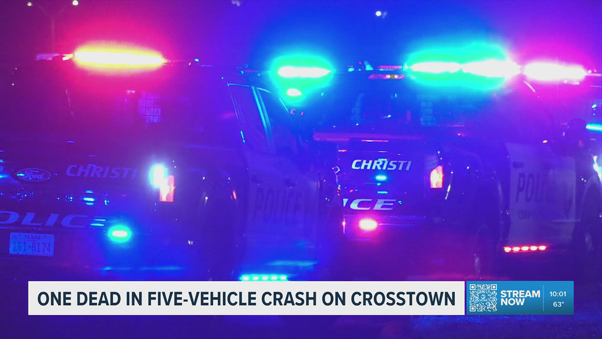 One person dead, two injured in five-car accident on Crosstown ...