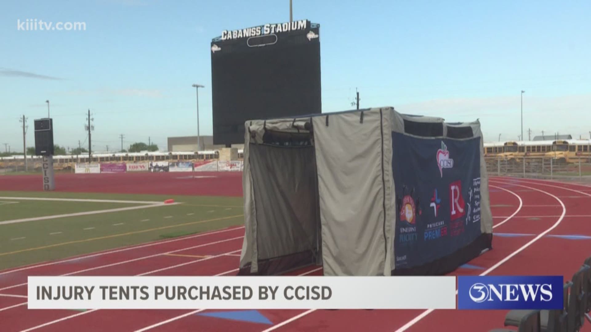 Injury tents to be placed on CCISD football game sidelines | kiiitv.com