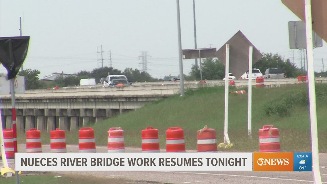 Construction, lane closures at Nueces River Bridge to continue ...