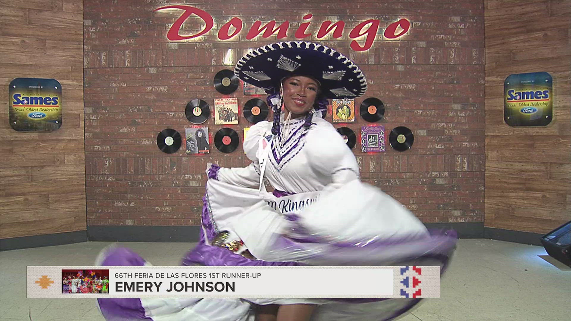 66th Feria de las Flores 1st Runner-Up Emery Johnson "Pelea de Gallos ...