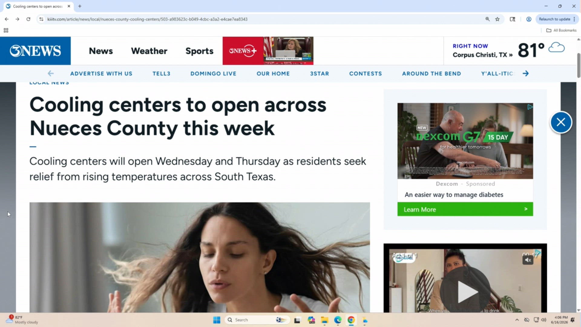 Nueces County opening cooling centers for heat | kiiitv.com