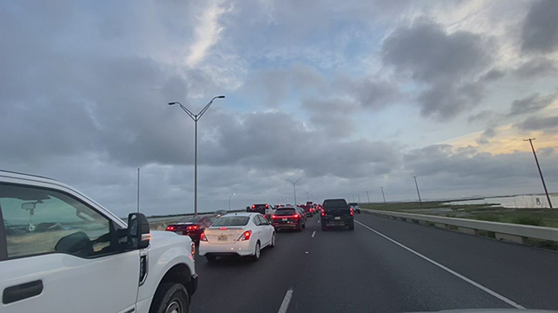 Two-vehicle accident causes traffic backup on Hwy 181 near North Beach ...