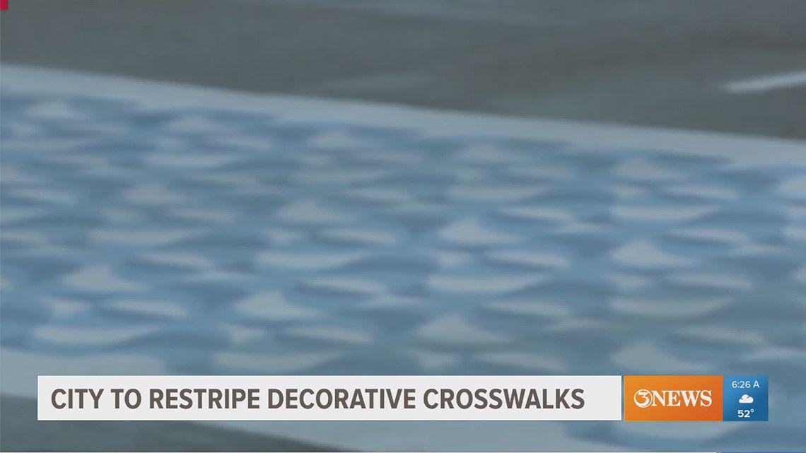 City to restripe decorative crosswalks | kiiitv.com