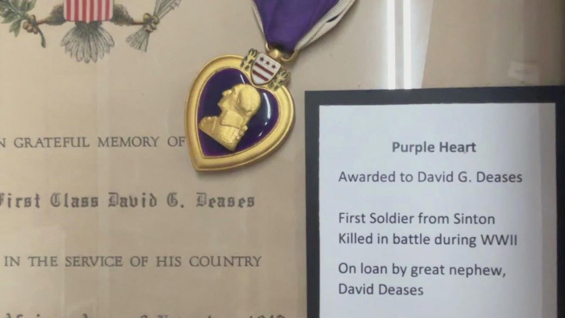 Sinton designated a Purple Heart City | kiiitv.com
