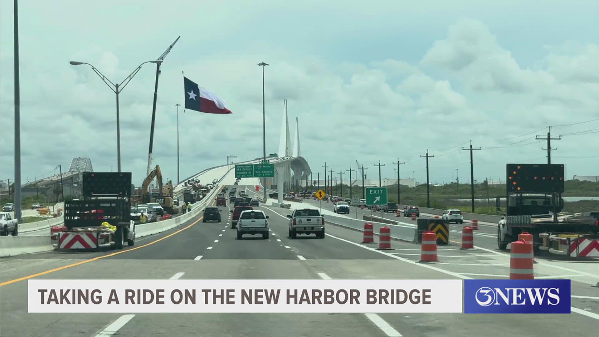 New Harbor Bridge opens, mayor reflects on what it mean for Corpus ...