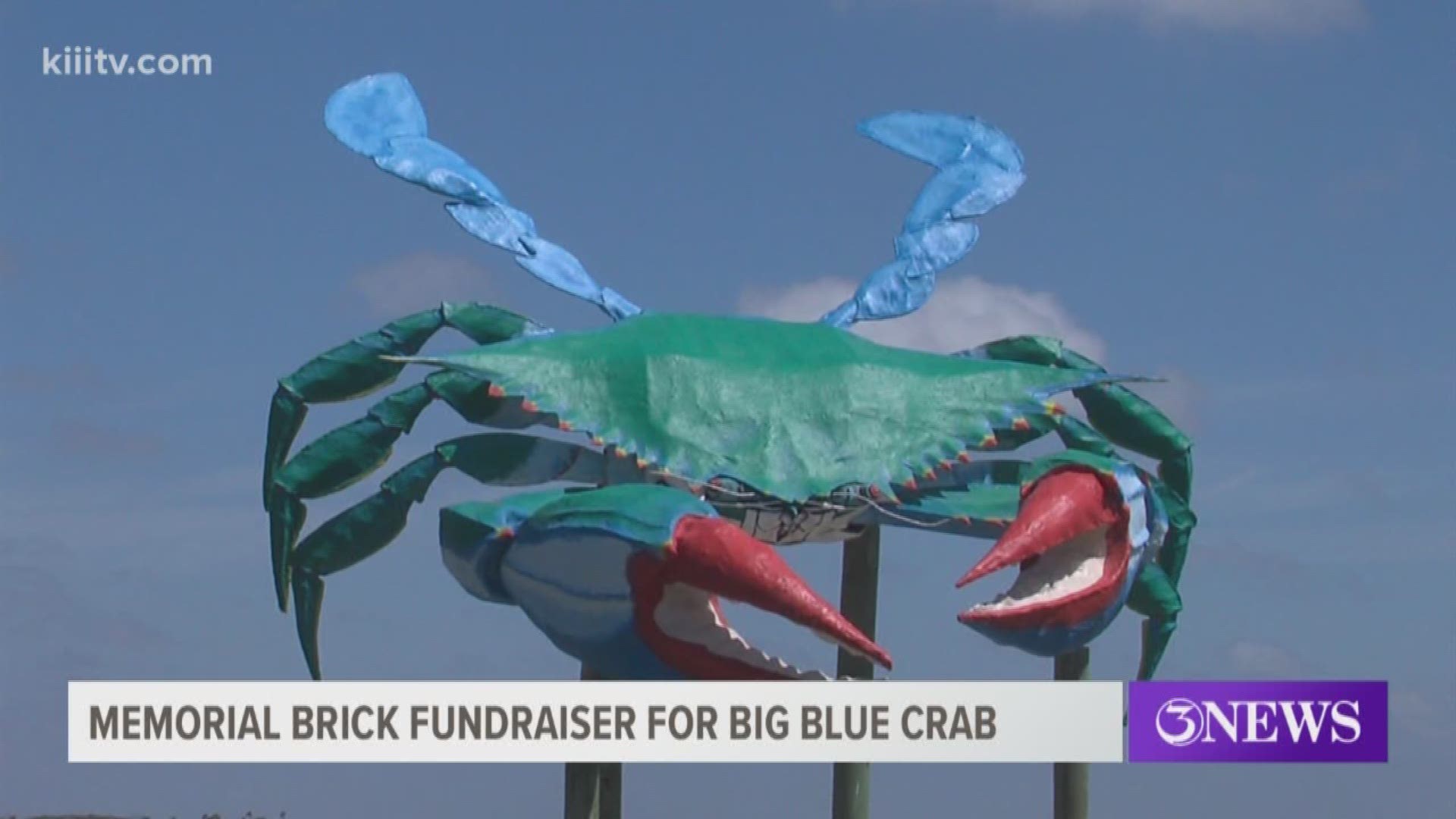 Memorial bricks on sale to help restore Rockport's Big Blue Crab ...