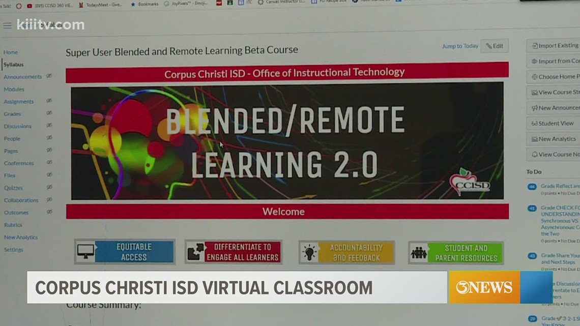 A Sneak Peek into the CCISD virtual classroom | kiiitv.com