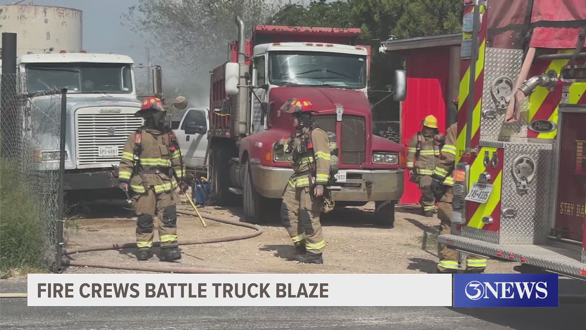 Firefighters battling house fire on Ahern Street | kiiitv.com