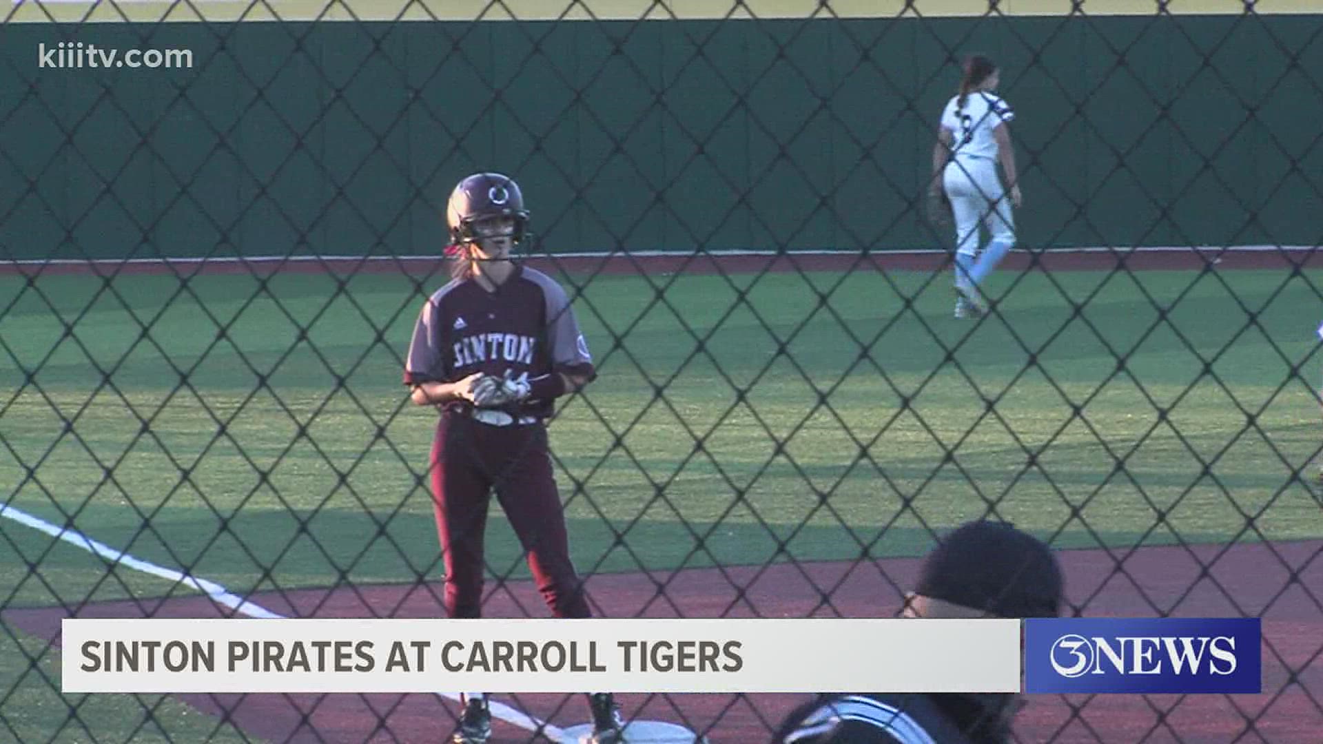 Sinton softball gets season-opening win over Carroll | kiiitv.com