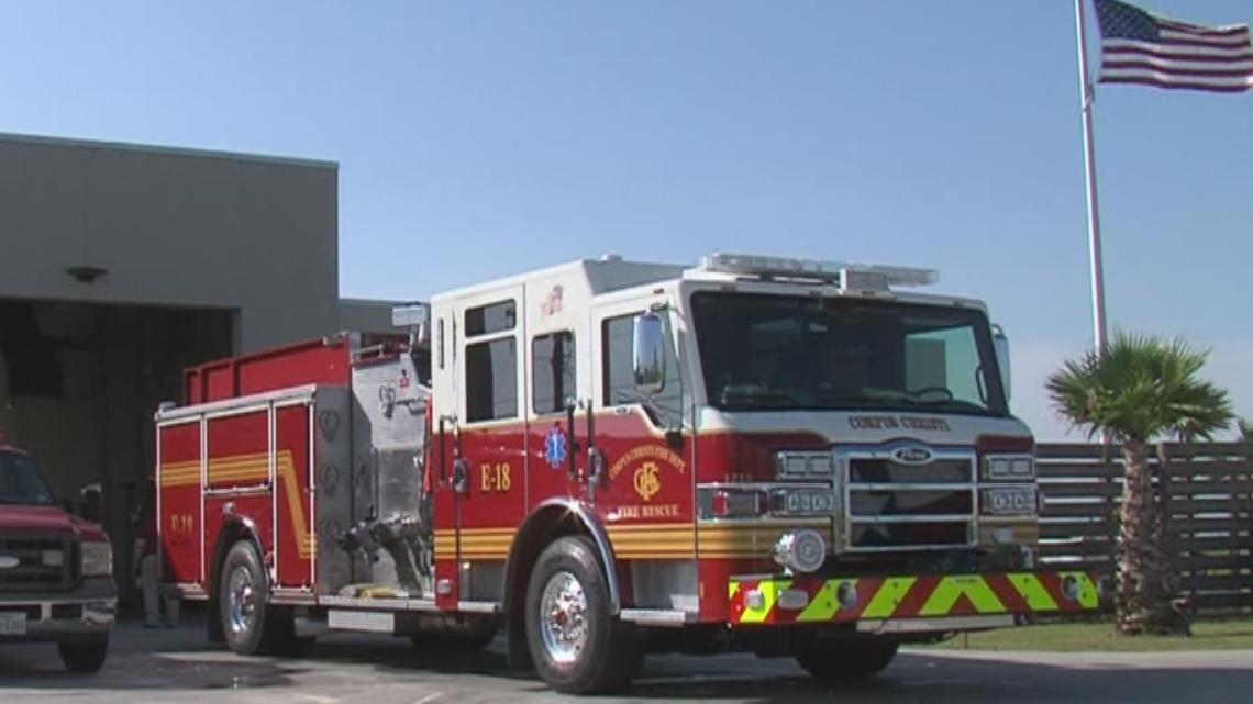 CCFD welcomes brand new fire truck at Fire Station #18 | kiiitv.com