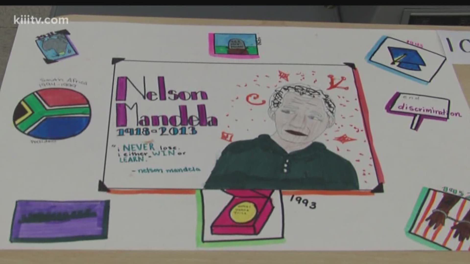 Annual Mandela Day poster contest held at Del Mar College | kiiitv.com