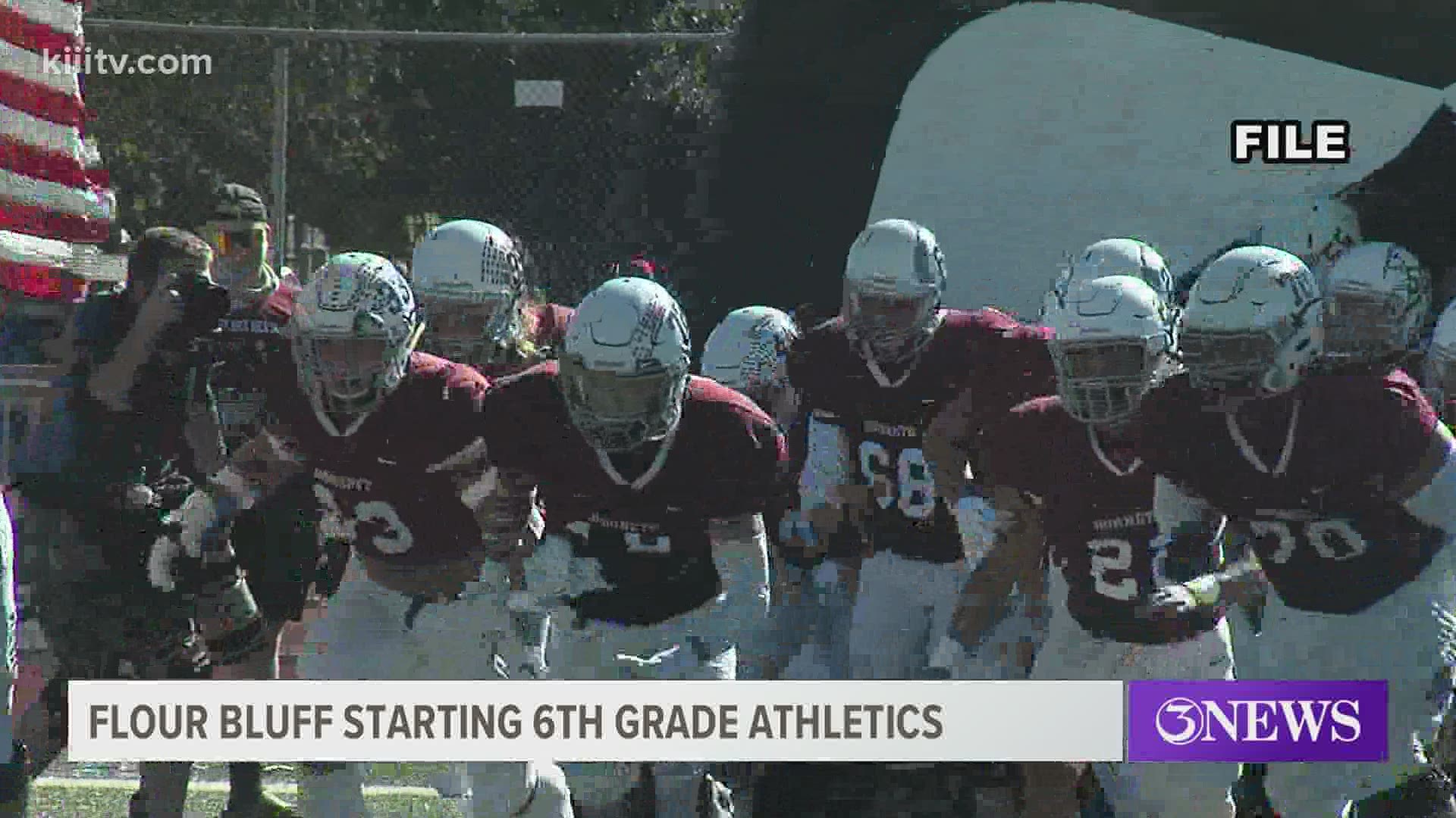 Flour Bluff starting sixth grade athletics | kiiitv.com