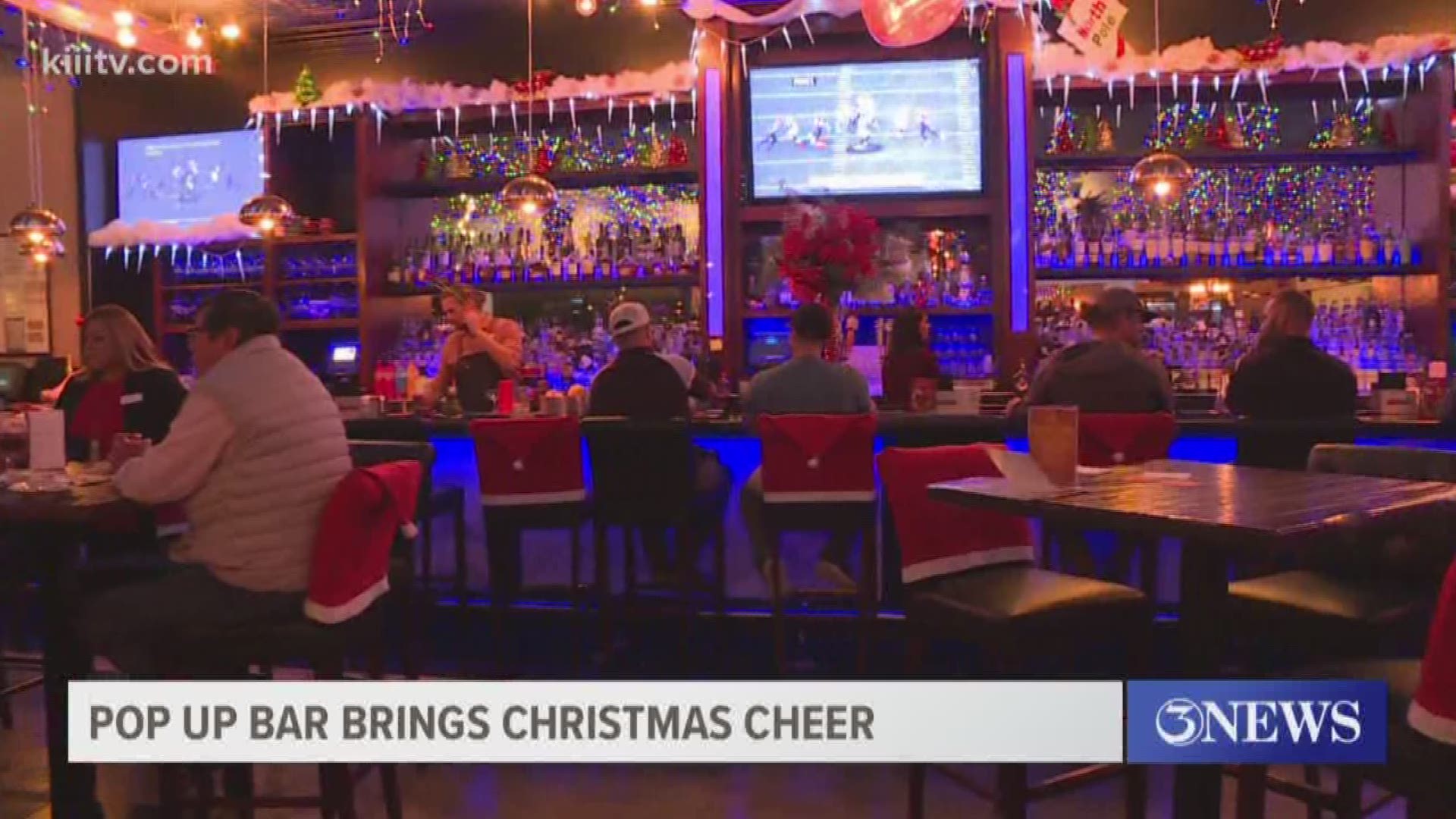 Pop up bar brings Christmas cheer to Katz 21 Steakhouse | kiiitv.com