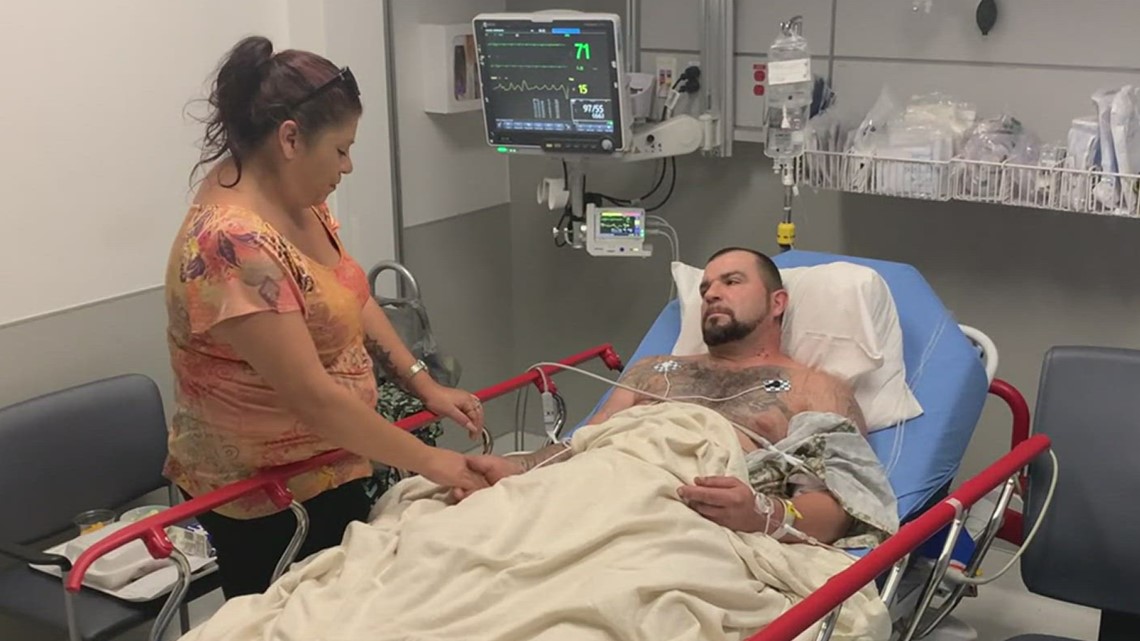 Man attacked by two Pit bulls after stepping in to save wife | kiiitv.com