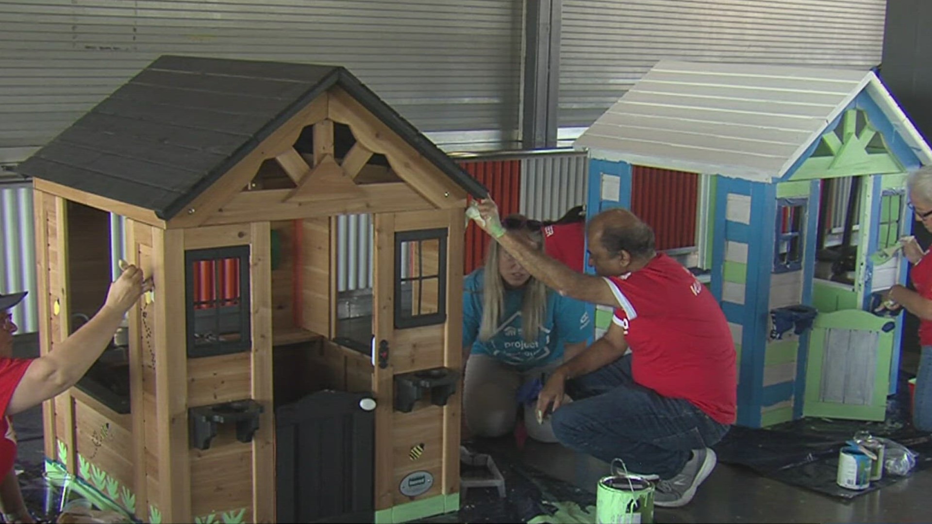 Project playhouse builds playhouses to families | kiiitv.com