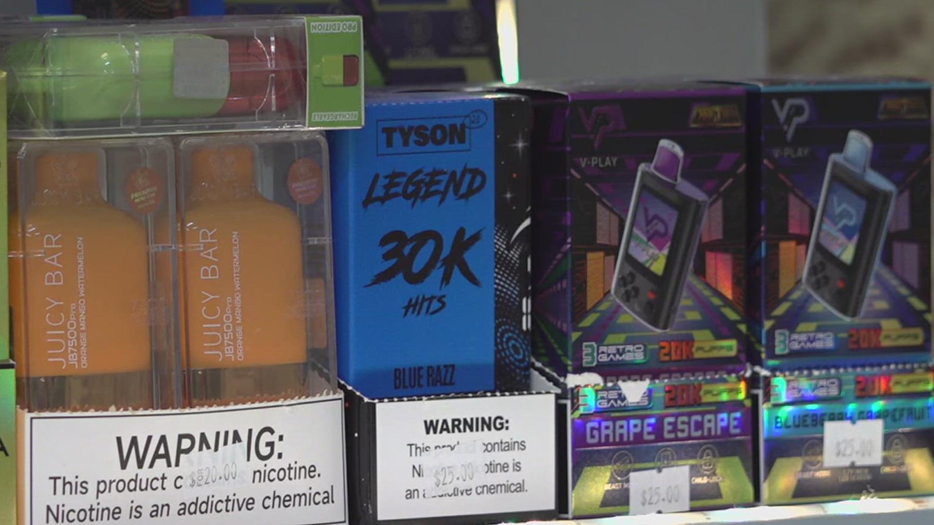 New Texas vape ban takes Chinese products off store shelves | kiiitv.com