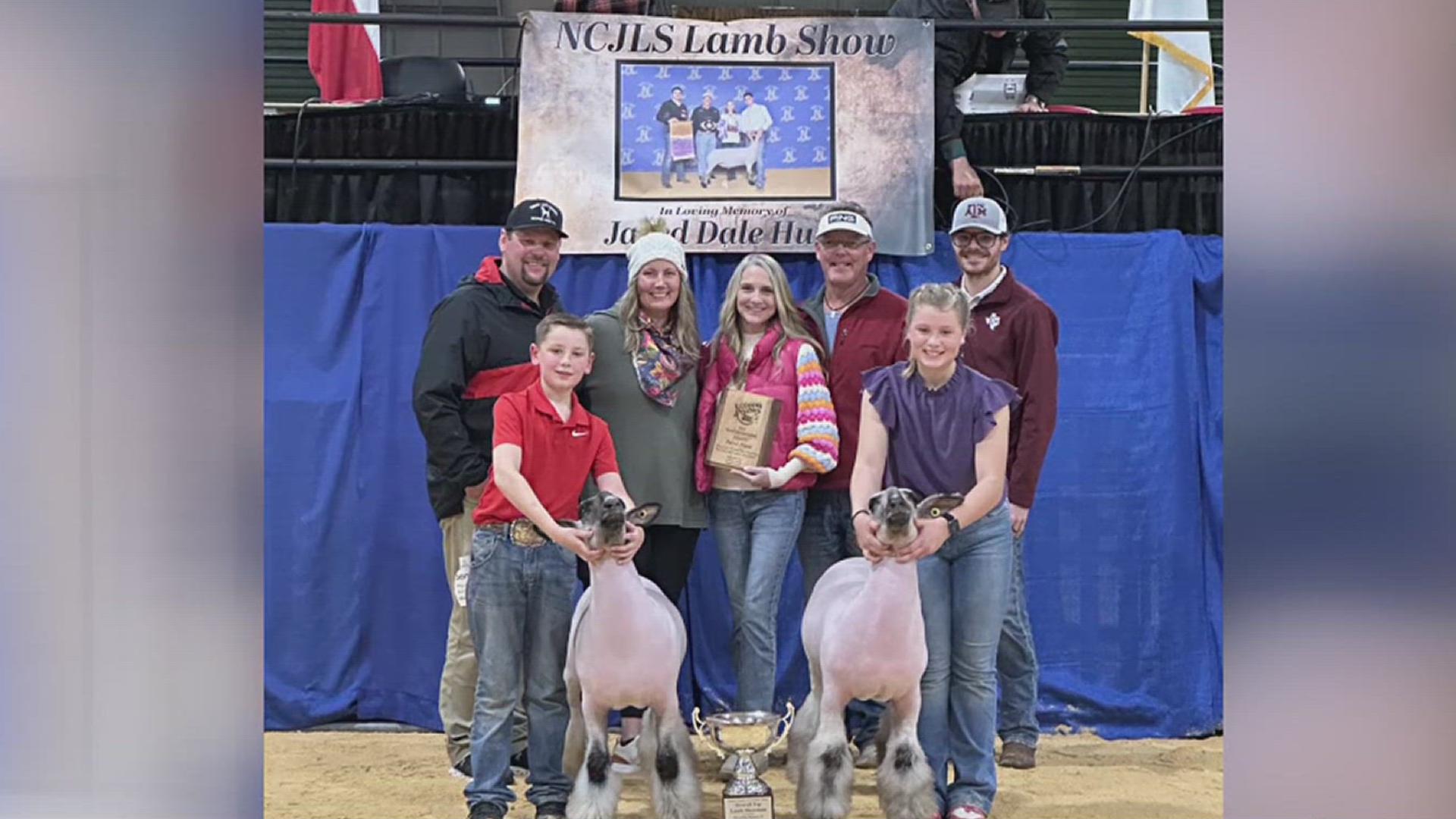 NCJLS lamb show honors Jared Hunt | kiiitv.com