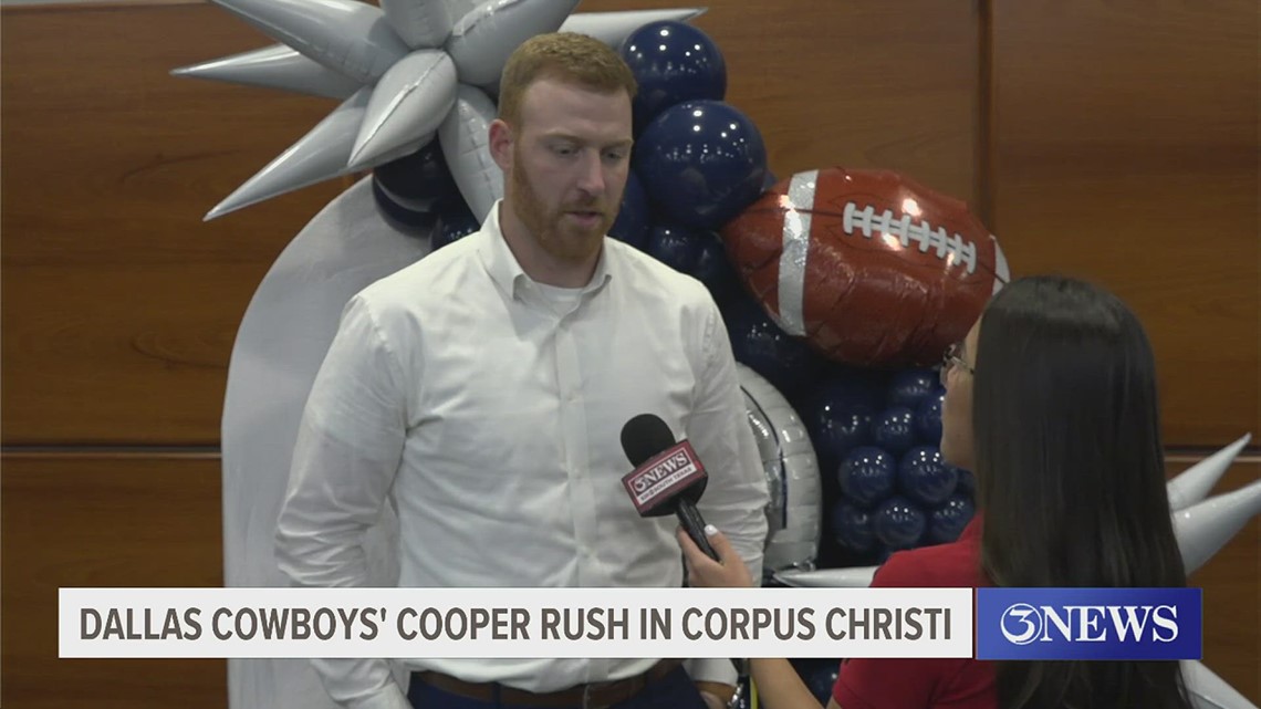 Dallas Cowboys' Cooper Rush visits Corpus Christi | kiiitv.com