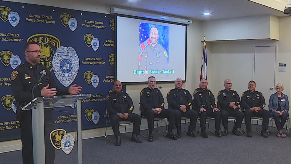 3 CCPD officer promoted in rank | kiiitv.com