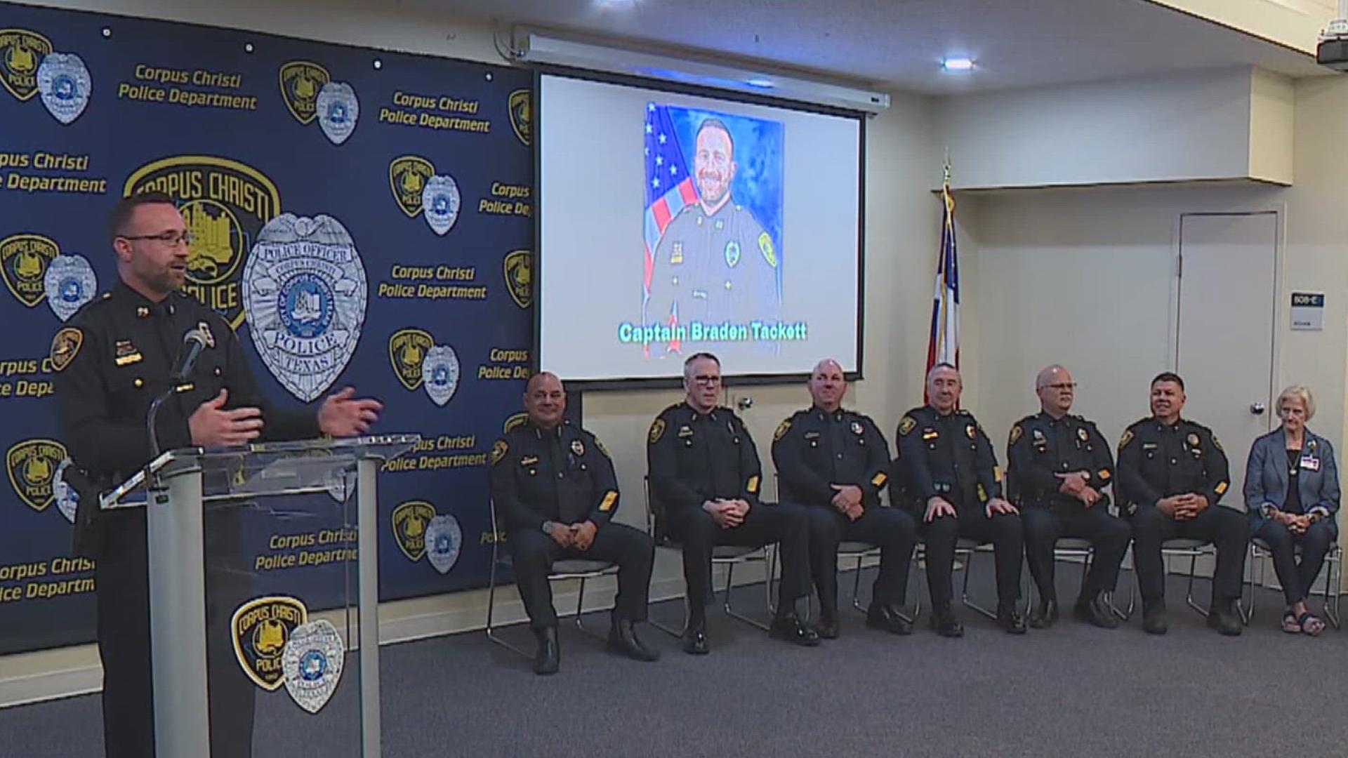 Three Corpus Christi officers promoted for years of service | kiiitv.com