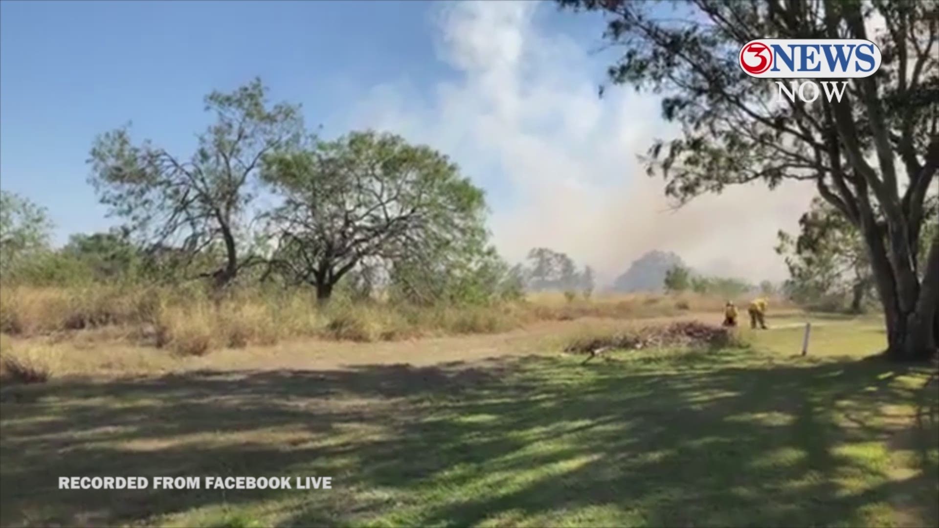 Fire in abandoned Pharaoh Valley golf course threatens homes | kiiitv.com