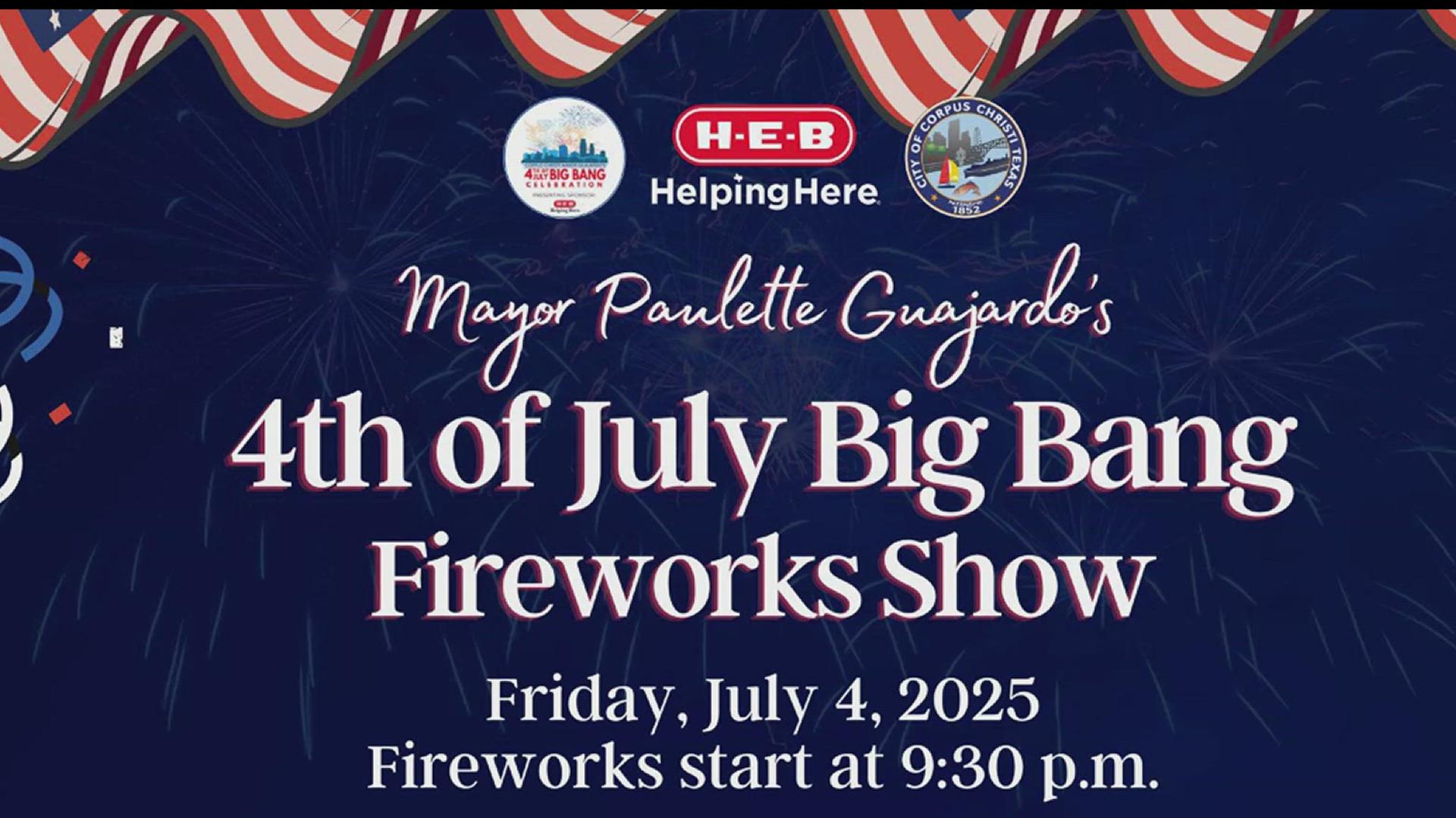 Mayor's 4th of July Big Bang fireworks sponsored by Thomas J. Henry ...